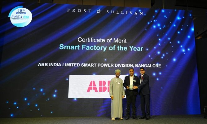ABB India Wins ‘Smart Factory of the Year’ at the Frost & Sullivan’s India...